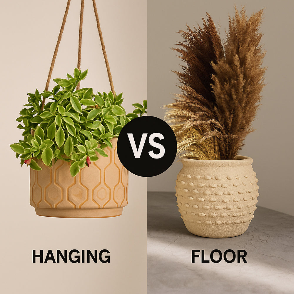 Hanging vs. Floor Pots: Outdoor Planters Guide in 2025 – Living Shapes