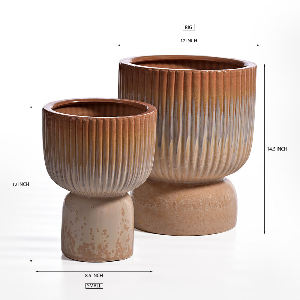 Buy Birch Haven Ceramic Pot Cedar Glen Ceramic Pot Online at Living ...