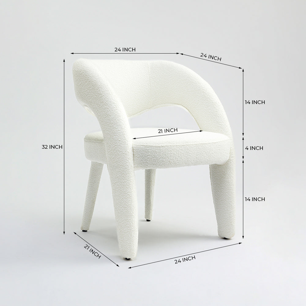 Buy Arlia Dining Chair - White Online